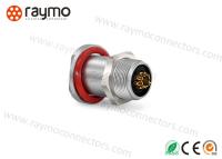 China DEU 102 103 1031 104 2pins watertight push pull connectors with natural chrome plated shell for sale
