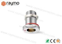 China DEU 102 103 1031 104 2pins watertight push pull connectors with natural chrome plated shell for sale