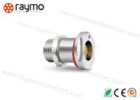 China DEU 102 103 1031 104 2pins watertight push pull connectors with natural chrome plated shell for sale