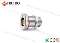 China DEU 102 103 1031 104 2pins watertight push pull connectors with natural chrome plated shell for sale