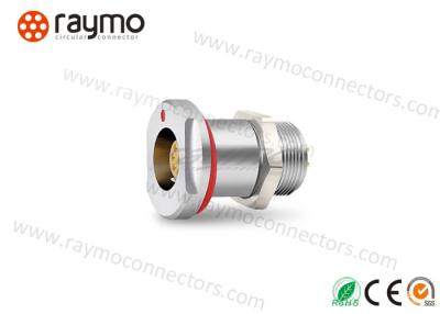 China DEU 102 103 1031 104 2pins watertight push pull connectors with natural chrome plated shell for sale