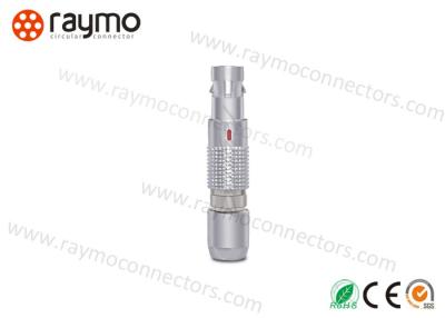 China FGG 00B 2 3 4 Pin 6.4mm Male Solder Circular Connectors for sale