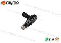 China Audio Video Aviation Plug Connector High Accuracy Black Color Male OEM Design for sale
