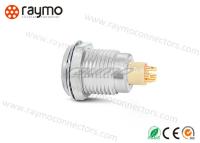 China Panel Mount Female Connector EGG.00.302 Metal Circular Push Pull Fixed Socket for sale