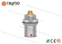 China Protruding Shell Panel Mount Fixed Receptacle EHG.0B.306 Metal Circular Push Pull Connector for sale