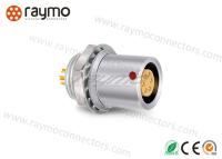 China Protruding Shell Panel Mount Fixed Receptacle EHG.0B.306 Metal Circular Push Pull Connector for sale
