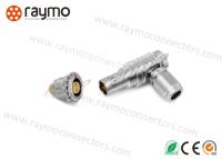 China 90 Degree Cable Mount Connector Metal Circular Push Pull FHG.1B.305 Elbow Plug for sale