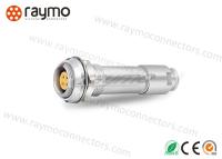 China PFG Panel Mount Cable Receptacle 0B 1B Series 2pin to 16pin Metal Circular Push Pull Connector for sale