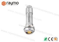 China PFG Panel Mount Cable Receptacle 0B 1B Series 2pin to 16pin Metal Circular Push Pull Connector for sale