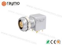 China 2-10 Pins 90 Degree Cable Connector, Back Panel Connectors Fixed Receptacle For Printed Circuit for sale