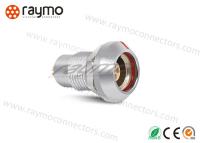 China HHG Panel Mount Sealed Fixed Receptacle 1B Series 2pin to 16pin Metal Cicular Waterproof Connector for sale