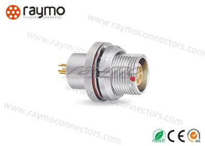China PPS Insulator HEG HGG Circular Cable Connectors 2B Panel for sale