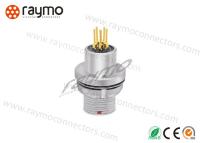 China HEG Panel Mount Sealed Fixed Receptacle 1B Series 10pin Vacuum Tight Metal Cicular Waterproof Connector for sale