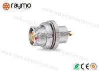 China HEG Panel Mount Sealed Fixed Receptacle 1B Series 10pin Vacuum Tight Metal Cicular Waterproof Connector for sale