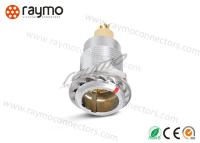 China Fixed Receptacle 4 Pin Cable Connector, Plug Lemo B Series Straight PCB Contacts for sale