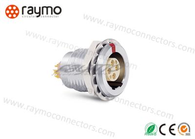 China Fixed Socket Circular Push Pull Connectors, Circular Metal Connectors B Series 2-32 Pins for sale