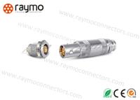 China Fixed Socket Panel Mount Connector Full EMC Shielding Chrome Plated Brass Material for sale