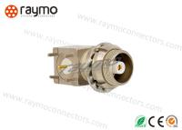 China Multiple Keying Options Half Moon Connector, Coaxial Cable Elbow Crimp Print Contacts for sale