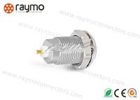 China Space Saving Half Moon Connector , Female Coax Connector High Density Installation for sale