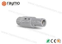China Security 2pin Medical Plastic Push Pull Connectors Gray PC PSU shell for sale