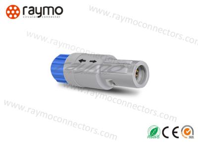 China PAG.M0.4GL Plastic Straight Plug Circular Push Pull Male Connector for sale
