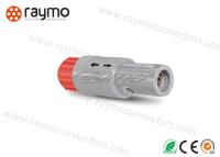 China PAG.M0.4GL Plastic Straight Plug Circular Push Pull Male Connector for sale