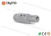 China Security 2pin Medical Plastic Push Pull Connectors Gray PC PSU shell for sale