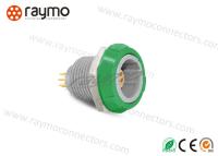 China Nut Fixing Circular Push Pull Connector Compact Size Lightweight PC Housing for sale
