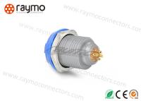 China Nut Fixing Circular Push Pull Connector Compact Size Lightweight PC Housing for sale
