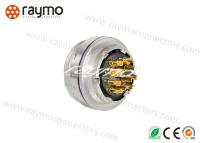 China 16 Mm 8 Pins Threaded Cable Connectors HEG EGG HGG Mechanical Color Coding for sale