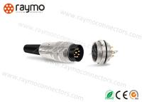 China Metal Plastic Coaxial Power Connector Compact Design Tested According Industry Standard for sale