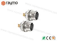 China Chassis Power Socket Panel Mount Connector Female Solder Contacts Compatible With Hirose for sale