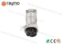 China Nickle Plated Brass Threaded Electrical Connector, Sensor Cable Connector For Factory Automotion for sale