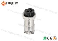 China Nickle Plated Brass Threaded Electrical Connector, Sensor Cable Connector For Factory Automotion for sale