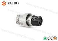 China Nickle Plated Threaded Electrical Connector PA66 Insulator Long Life Cycle Wire To Wire for sale
