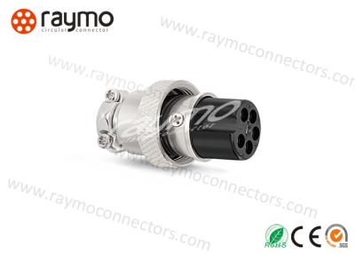 China Nickle Plated Threaded Electrical Connector PA66 Insulator Long Life Cycle Wire To Wire for sale
