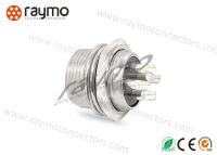China 4 Pin Female Ideal Sensor Cable Connector High Dielectric Strength In Line Flex Body for sale