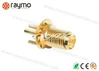 China Interconnections 50 Ohm Miniature Circular Connectors, Rf Connector With Gold Plated for sale