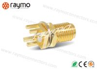 China Interconnections 50 Ohm Miniature Circular Connectors, Rf Connector With Gold Plated for sale