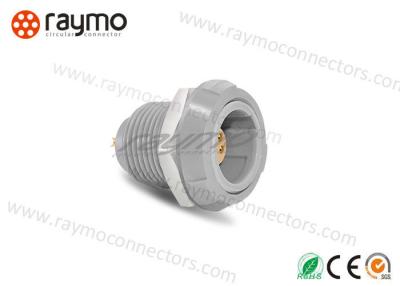 China Audio Video Circular Plastic Connectors, Panel Mount Connector Self Locking System for sale