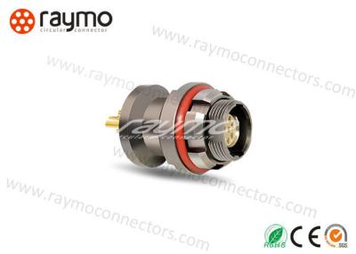 China Push Pull Industrial Plugs Connectors Multiple Pin Threaded Coupling Alternate Insert Positioning for sale