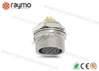 China Compact Screw Lock Connector, Circular Power Plug Mechanical And Color Coding for sale