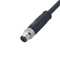 China 3 Pins Miniature Circular Connectors Screw Thread M8 Cable Connector for sale