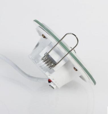 China Glass recessed LED panel light flat SMD2835 Epistar IC driver 12W for sale
