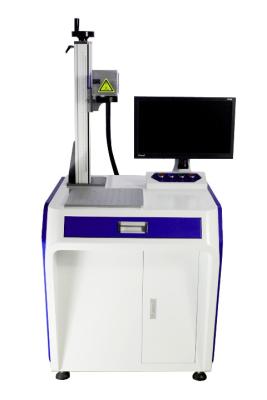 China AMAN 10W 20W 30W fiber laser High quality qr code / id card / cylinder laser engraving machine for sale