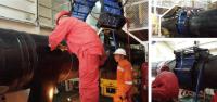 China Stainless Steel Pipe Post Weld Heat Treatment Equipment with Safety Features and Emergency Stop Button for sale