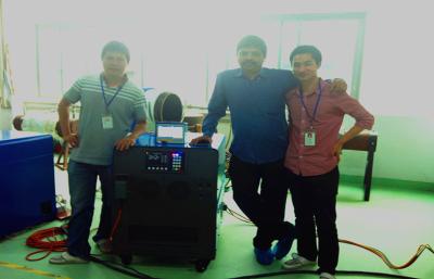 China Air Cooled Induction Heating Machine 80kW Digital Control For Pipe Pre-Heating for sale