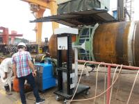 China Preheating Medium Frequency Induction Heating Equipment For Feed Air Heater to 300°F for sale