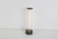 China Minimalist Desk Lamp Cordless Table Lamps LED Rechargeable Modern Nightstand Lights Dimmable for sale