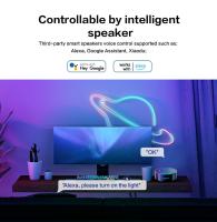 China RGBIC HDMI Hexagon Panel Gaming Light With 24V Voltage And 50 000 Hours LED Lifespan Remote Control Included for sale